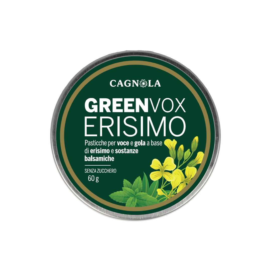 GreenVox Erisimo | pasticche voce e gola – Dott. C. Cagnola