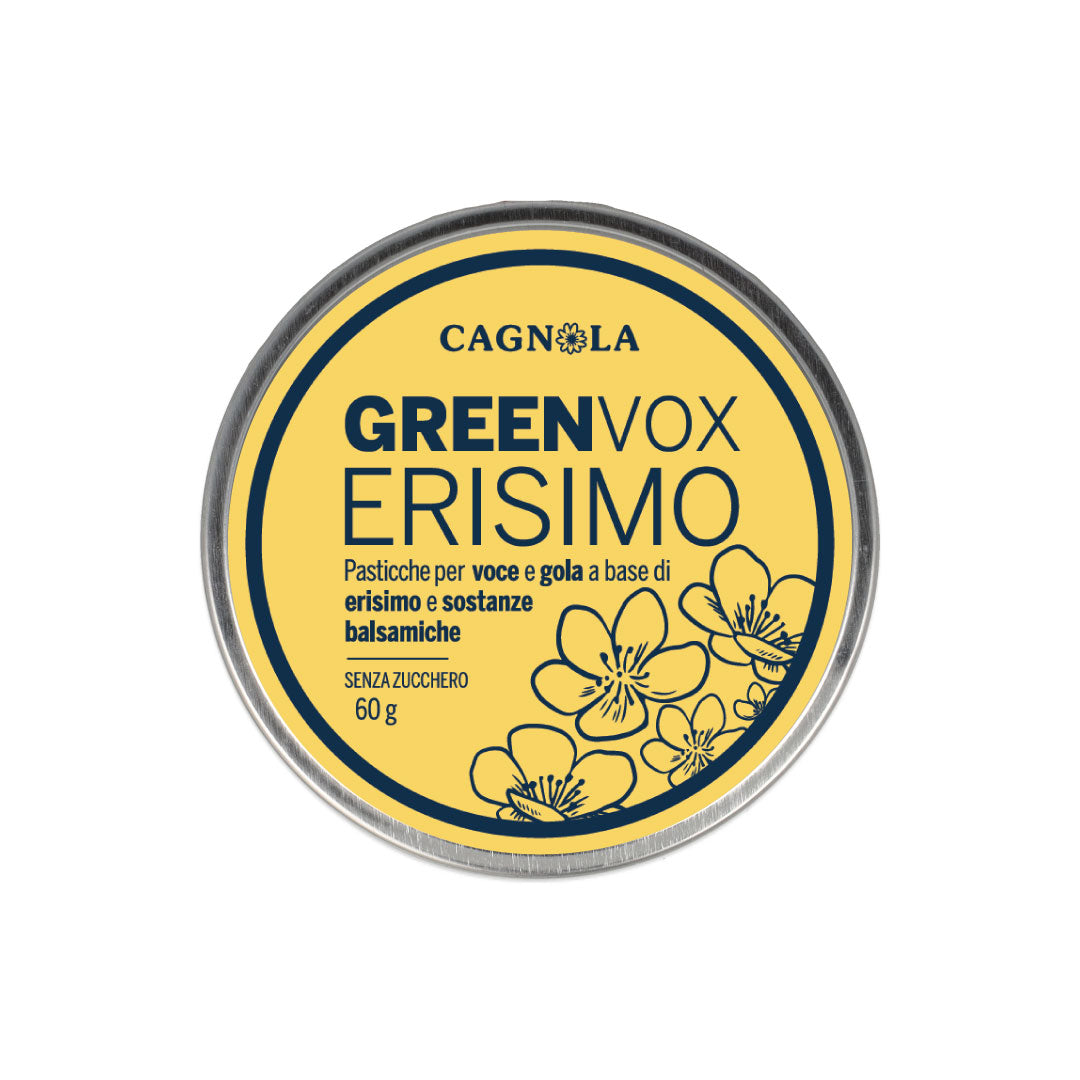 GreenVox Erisimo | pasticche voce e gola – Dott. C. Cagnola